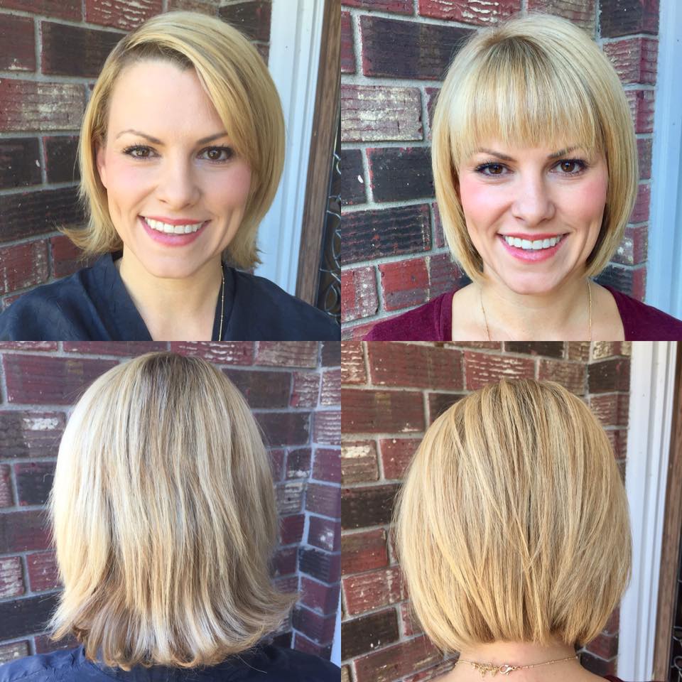 Bellezza Salon: "Before & After"- BANGS!