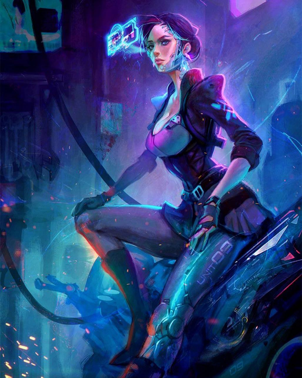 Mercenary Garage Cyberpunk 2077 mercenary-garage-cyberpunk-2077