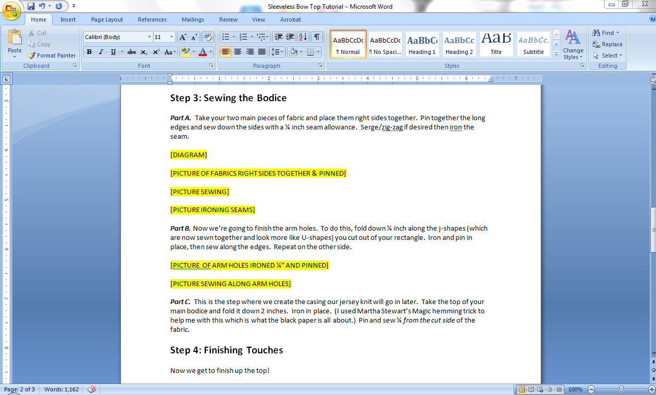 Crafty Critique: 5 Steps to Writing an Awesome Tutorial