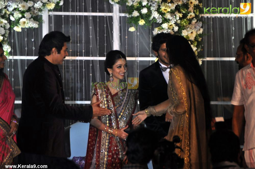 tollywood23: Mammootty Son Wedding Reception Photos