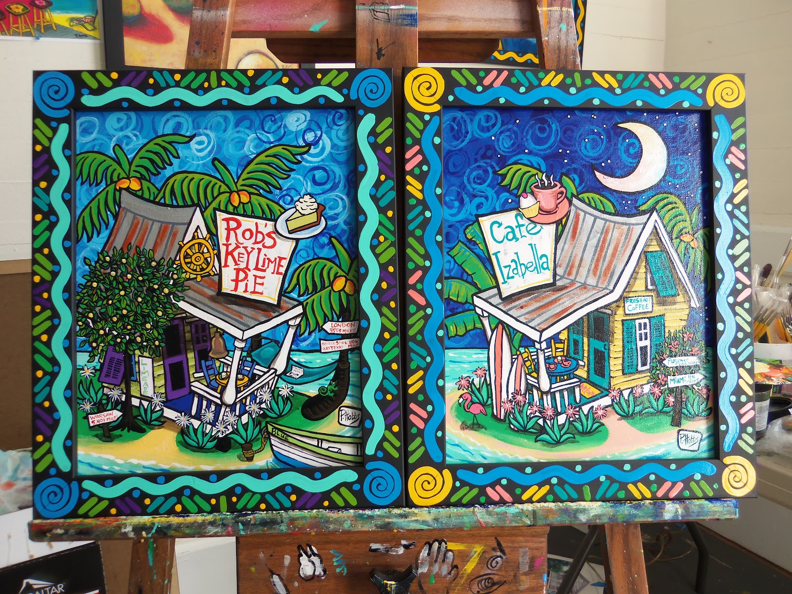 PAM HOBBS Painting, Cooking and living in the Florida Keys