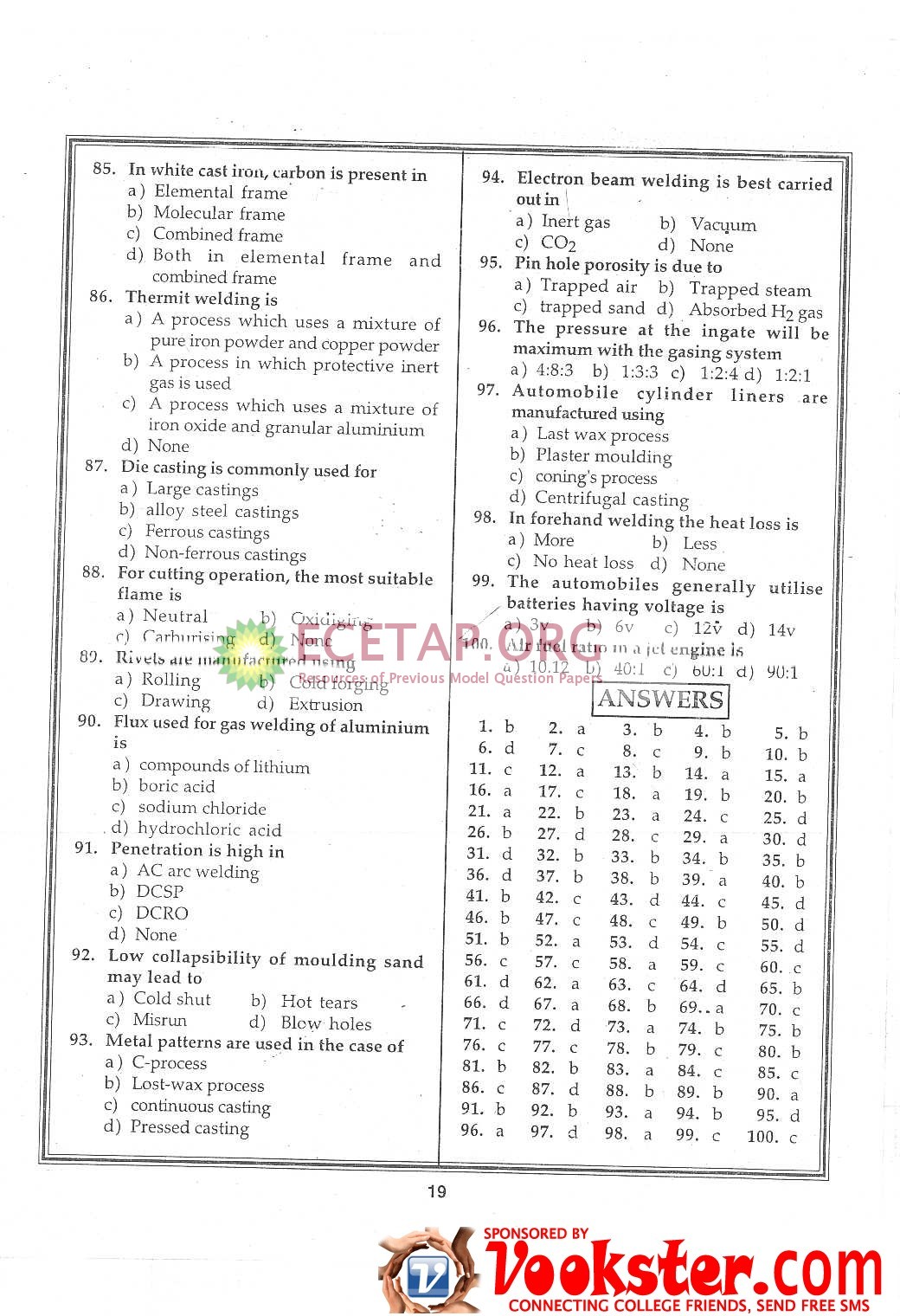ECETAP - 2016, Previous, Model Papers, Question Papers EEE,ECE,SCE ...