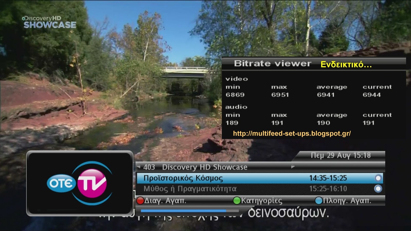 Zapping HD και Bitrate Viewer με γεύσεις από nova και OTE TV…