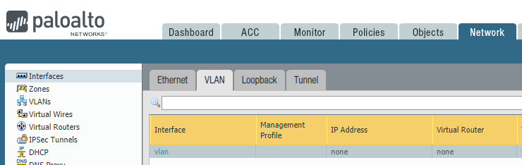 Palo Alto – Initial Setup