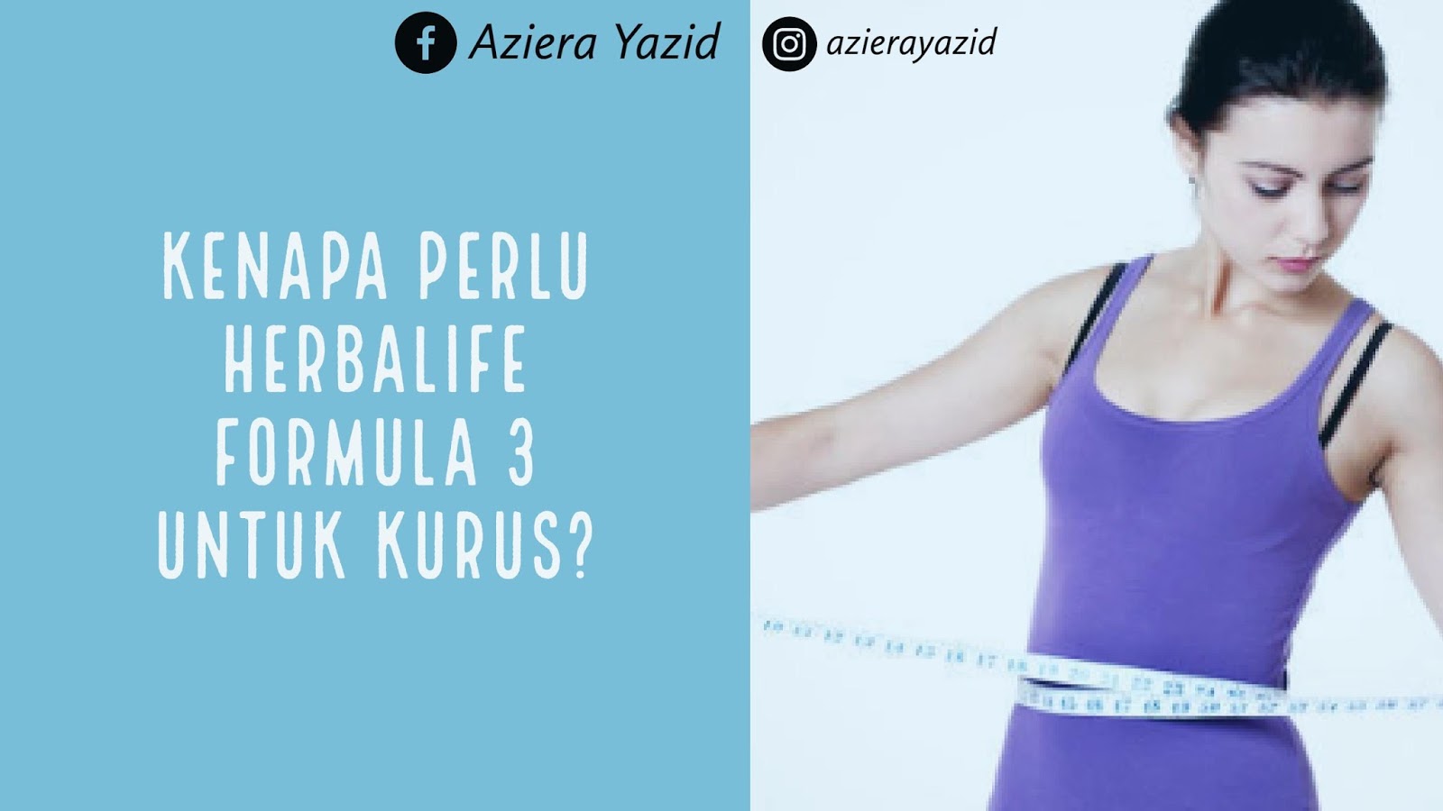 Coach Bebas Herbalife - Aziera Yazid: Herbalife Formula 3 : Perlu atau ...