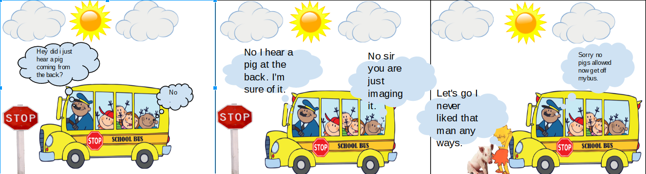 Magenta : On The bus - Comic Strip