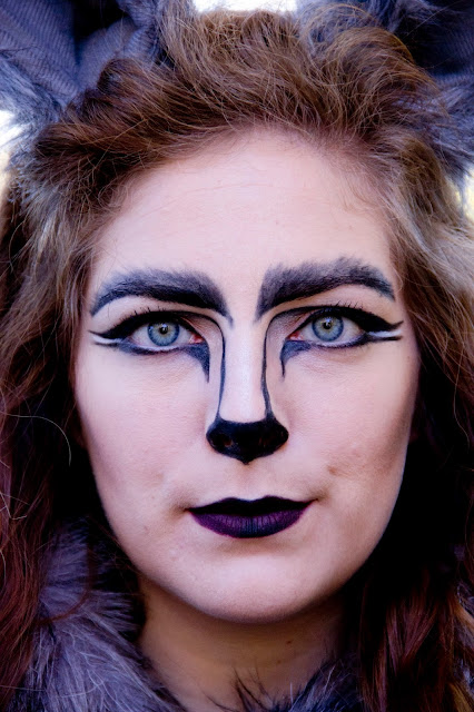 Lipstick & Chiffon : Halloween Makeup Tutorial: Wolf Costume