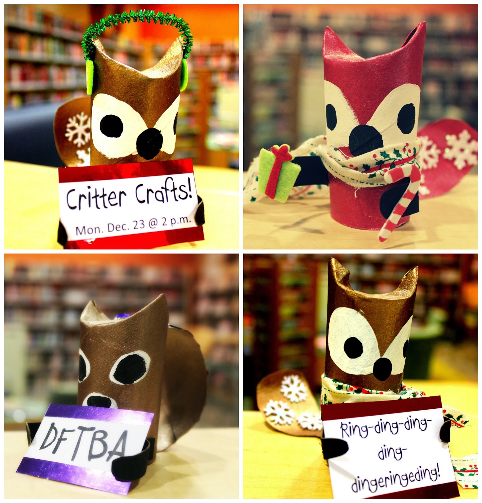 Teen Blog @ FRVPLD: What does the fox say? -- "Come to Critter Crafts ...