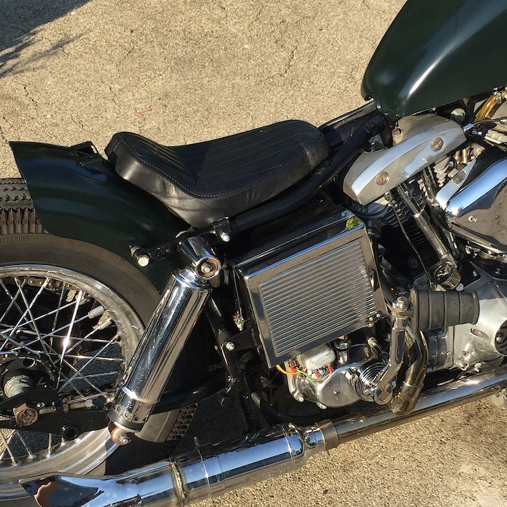 GalluzHead...... Be a Man ride a Pan : H-D Shovelhead FLH Bobber for sale