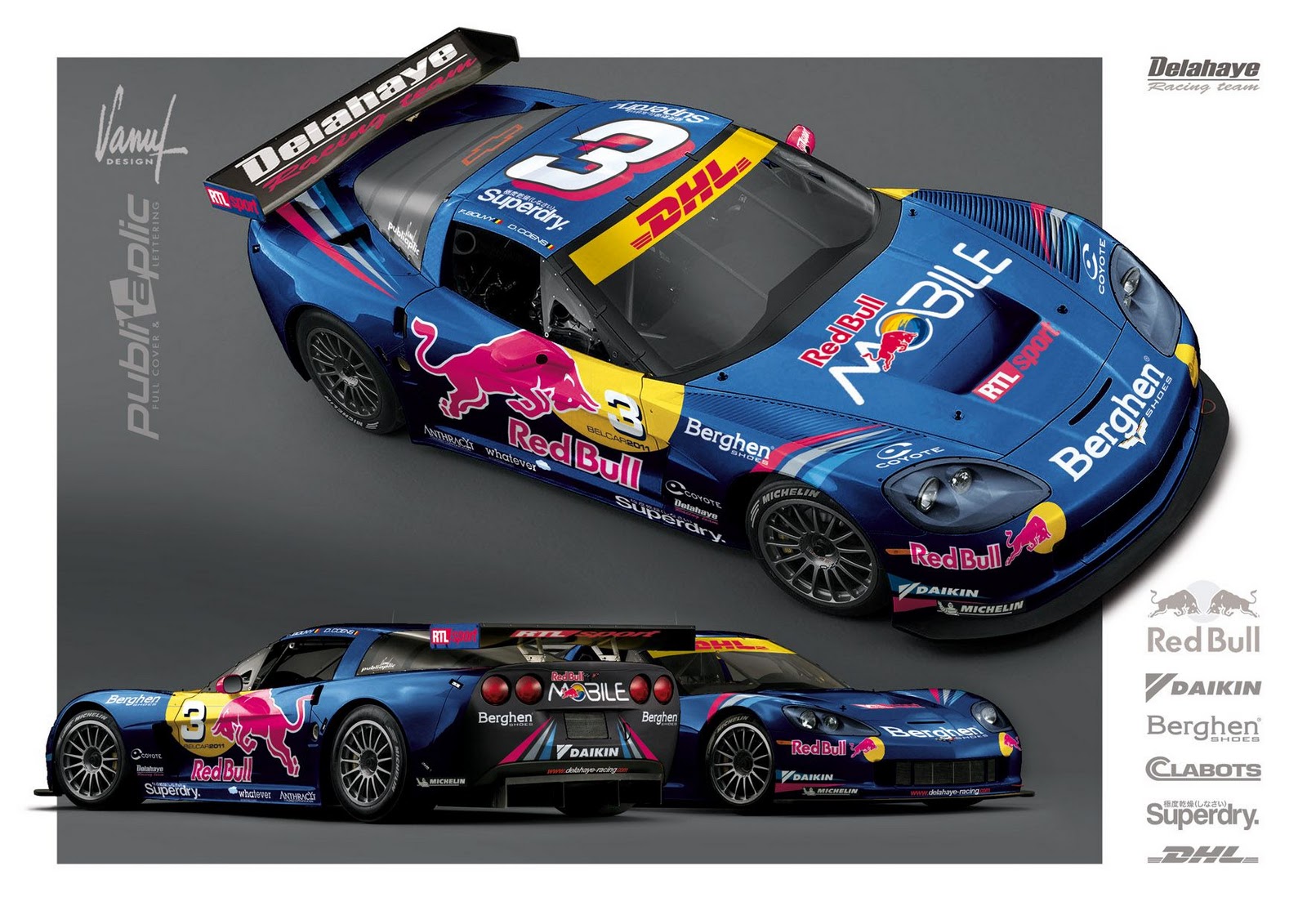 ALX CUSTOM : CORVETTE C6R NSR RED BULL MOBILE !!!!! CAUSA SUSPIROS NA ...