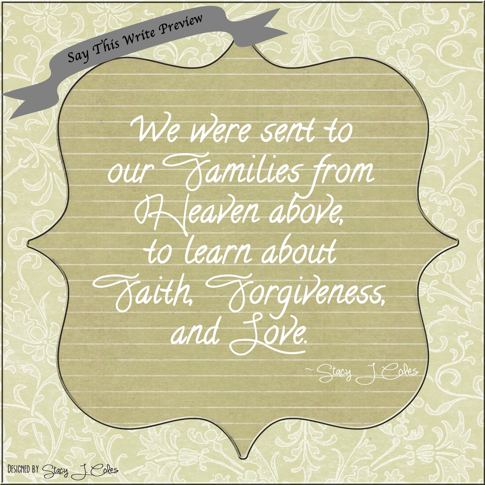 Say This Write: Thought Boxes