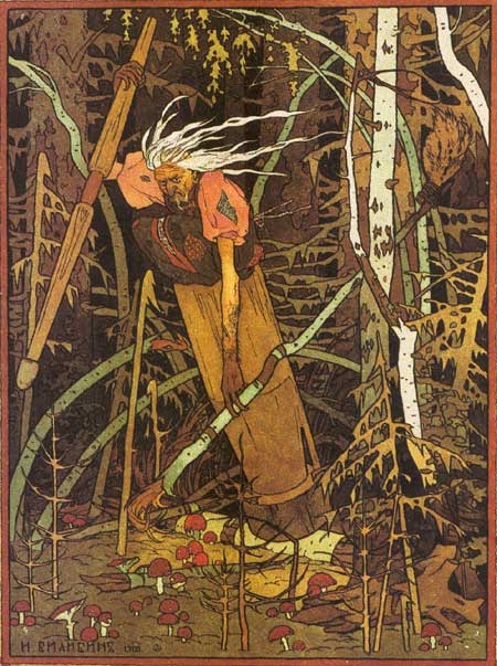 Witchcraft and Literature: Witch - good and bad? Russian Baba-Yaga