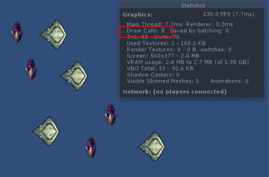 Verv Unity 使用2d Sprite時改變sortinglayer或sortingorder造成draw Call大量增加的問題