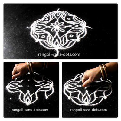 Chukki rangoli designs rangoli by dots | Kolam by Sudha Balaji