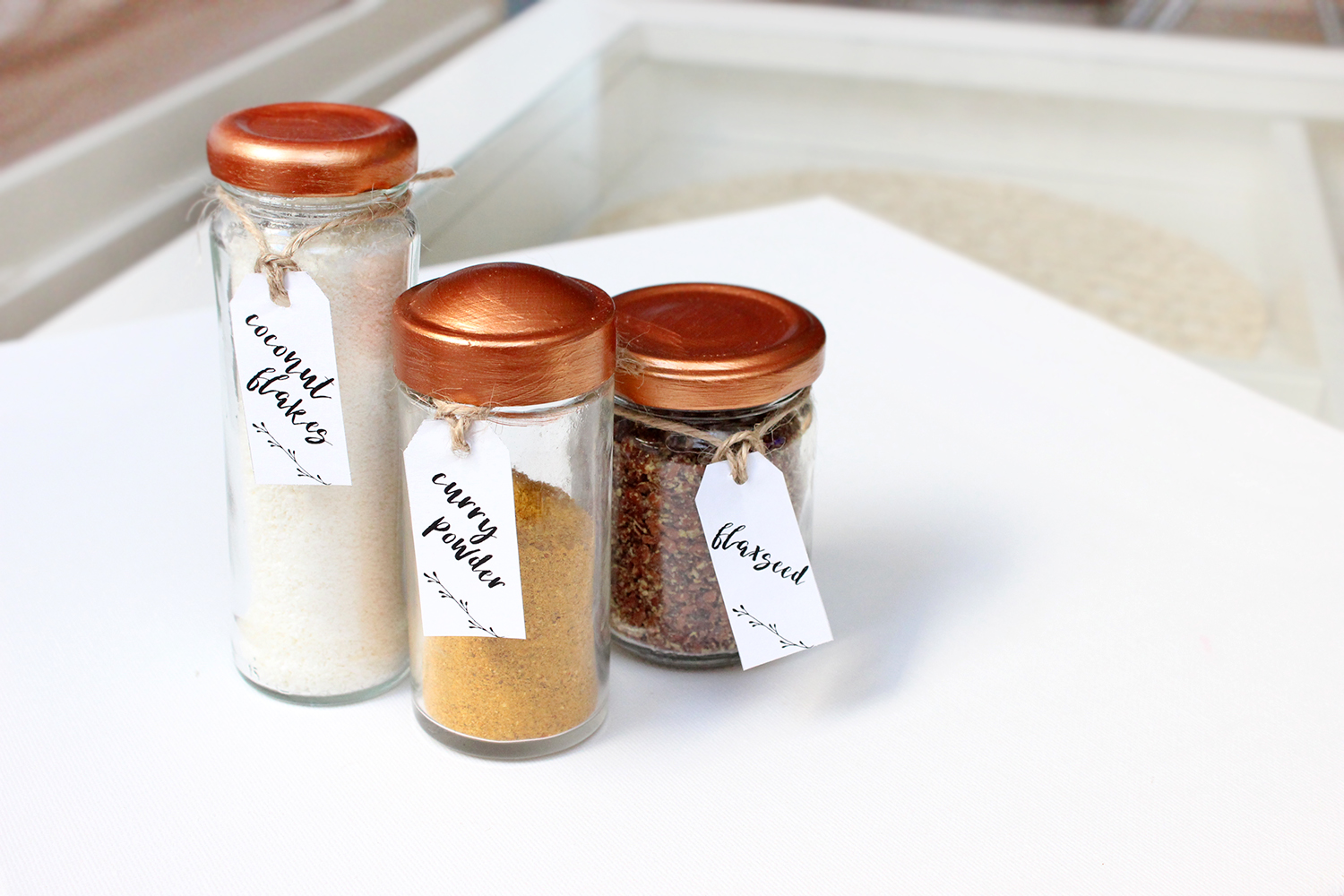 DIY: Cute Spice Containers from Upcycled Jars - Beauty and the Beach