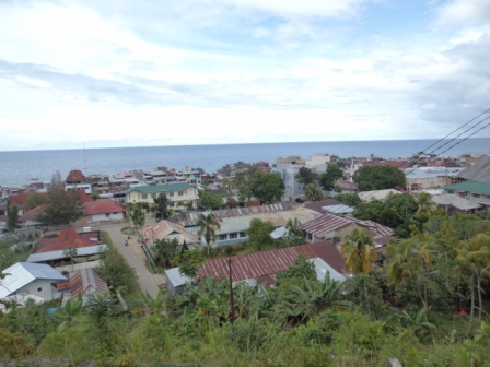 PULAU NIAS (NIAS ISLAND): Keindahan Kota Gunungsitoli Dari Hili Jati