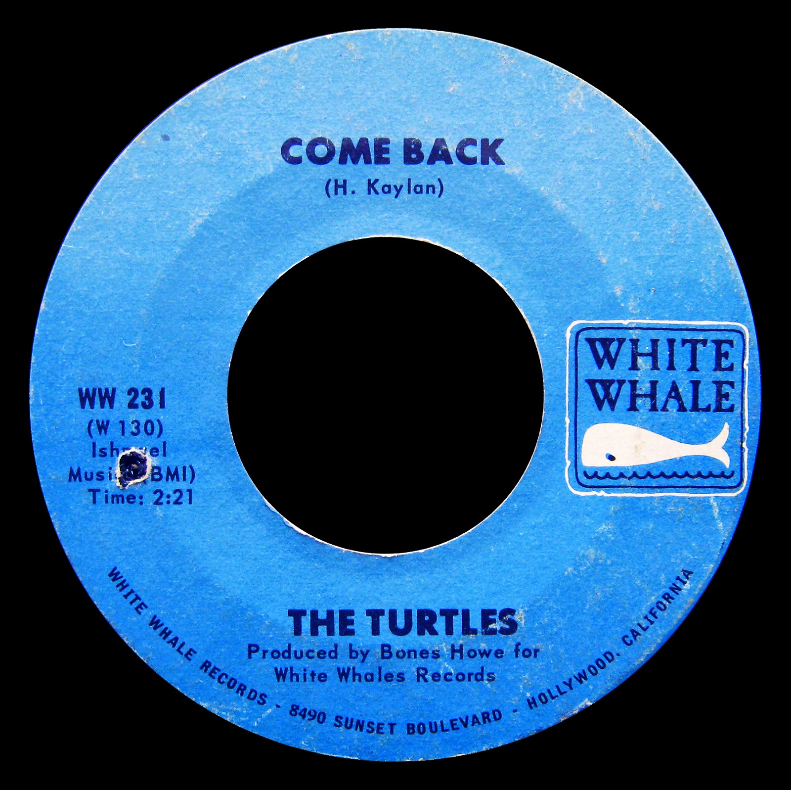 THE ROSE COLORED CORNER: THE TURTLES - GRIM REAPER OF LOVE / COME BACK ...