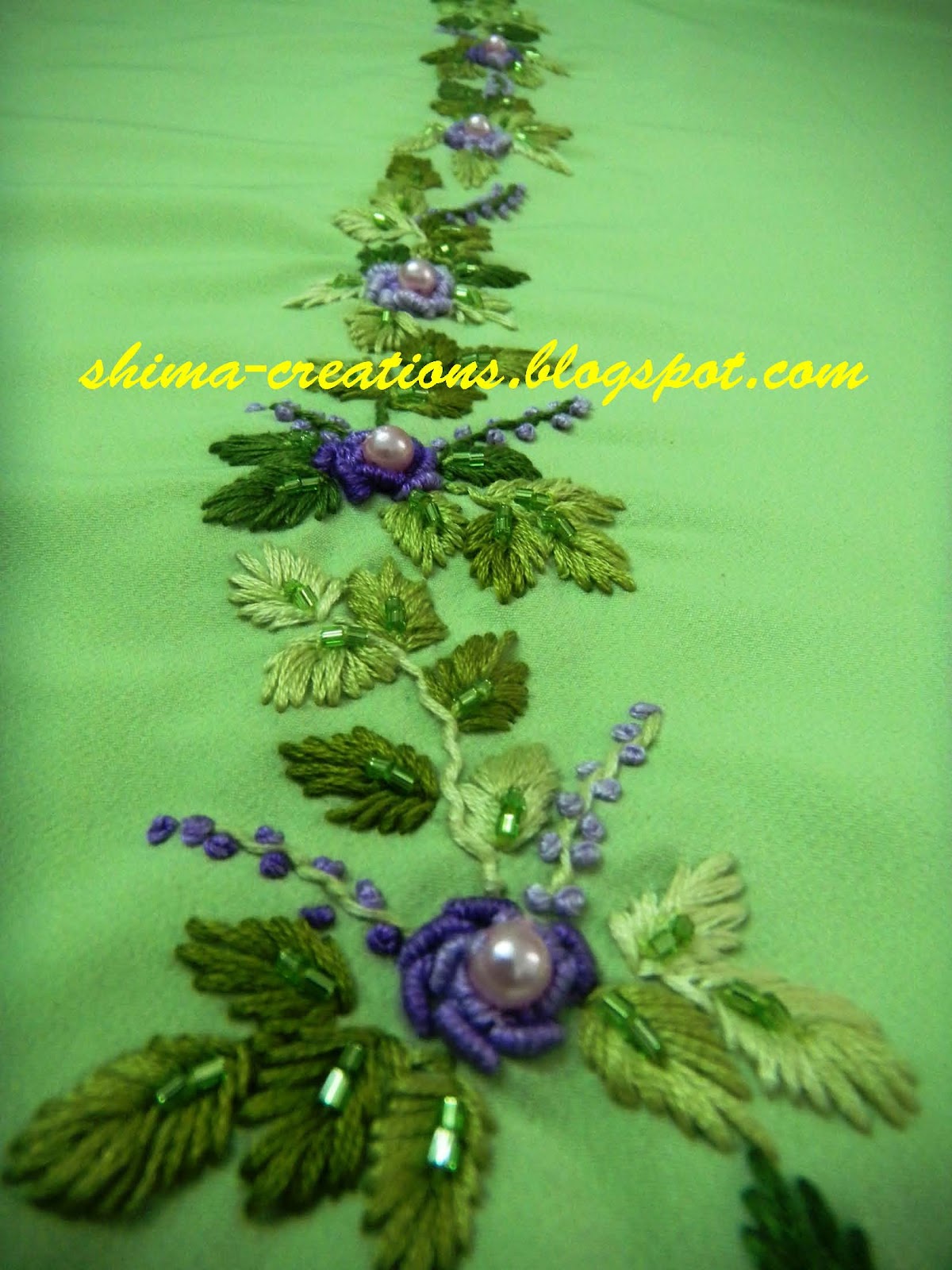 Shima Hasim The Art of Embroidery and Needlework: Sulam Paris