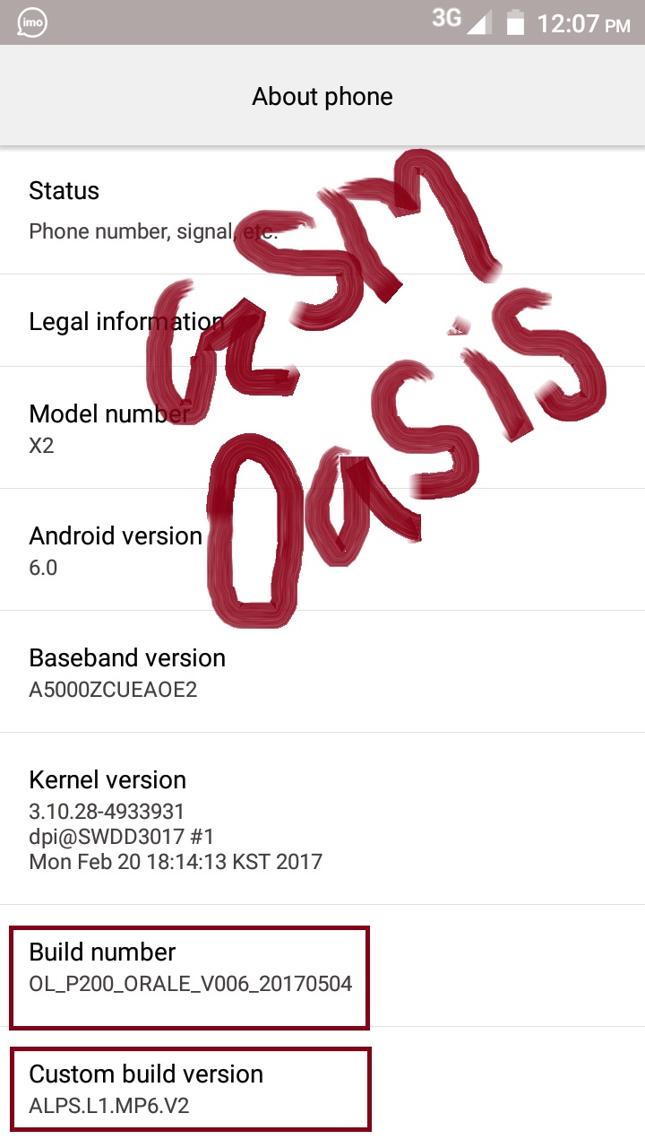 Orale X2 Firmware Flash File MT6580_6.0 1000% Tasted By Gsm Oasis ~ Marigold Telecom