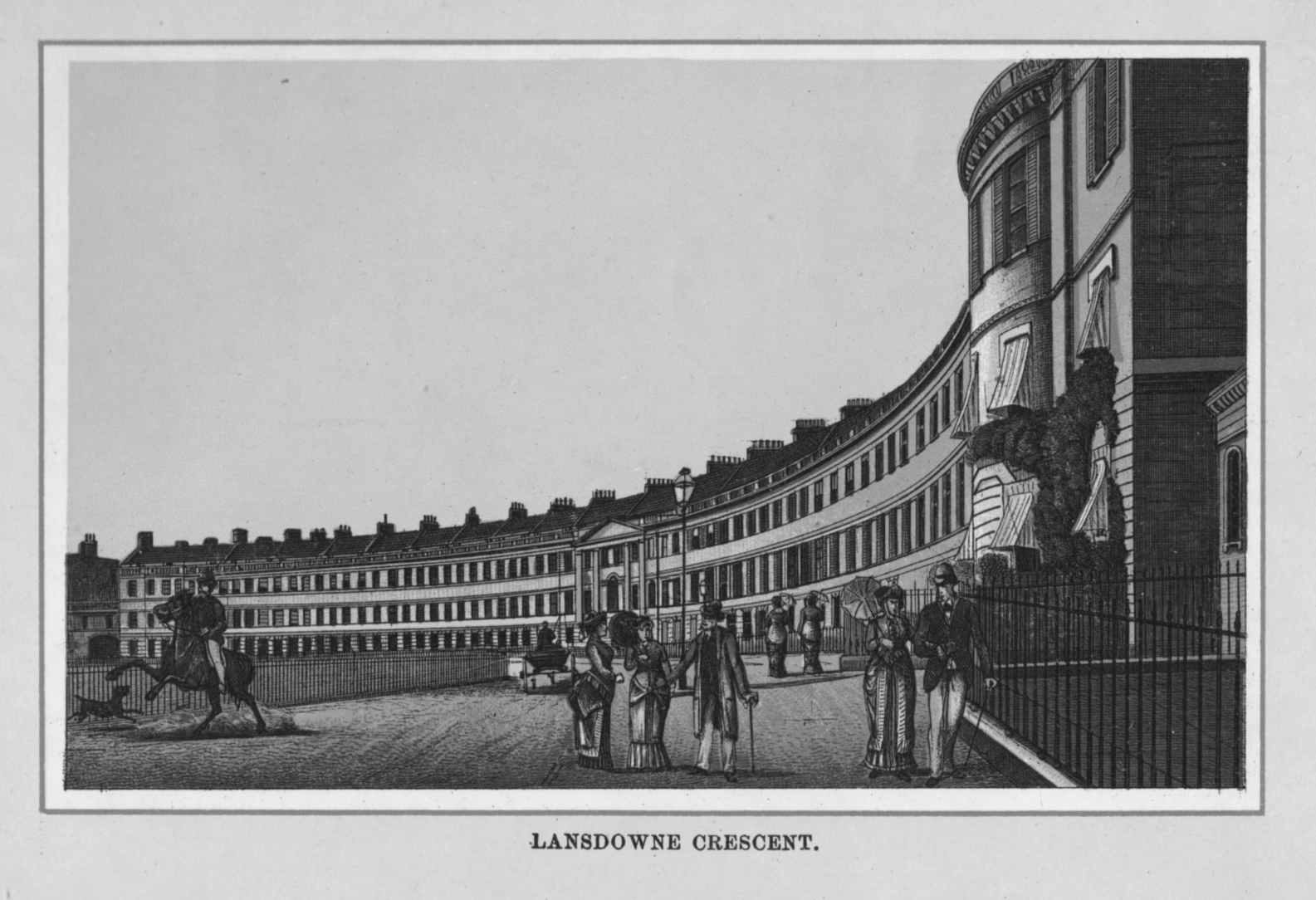 A Visitor's Guide to Jane Austen's England: Lansdown Crescent, Bath