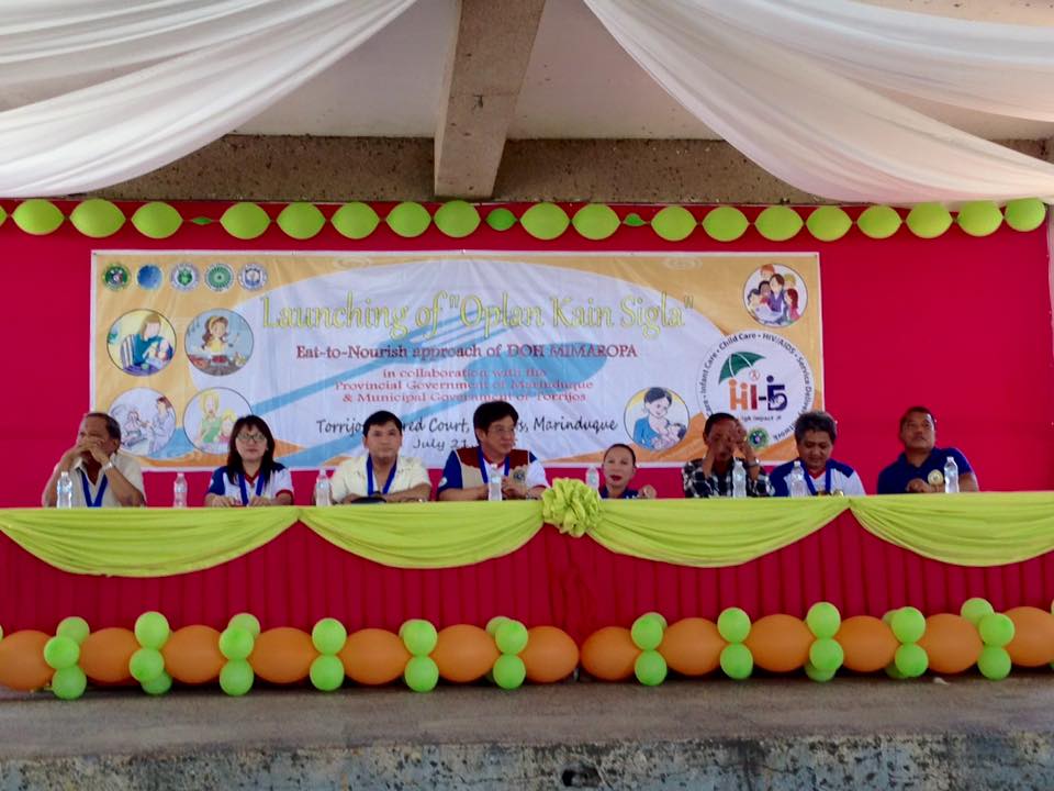 Governor Nanay Carmencita Reyes: DoH-MIMAROPA launches ‘Oplan: Kain ...