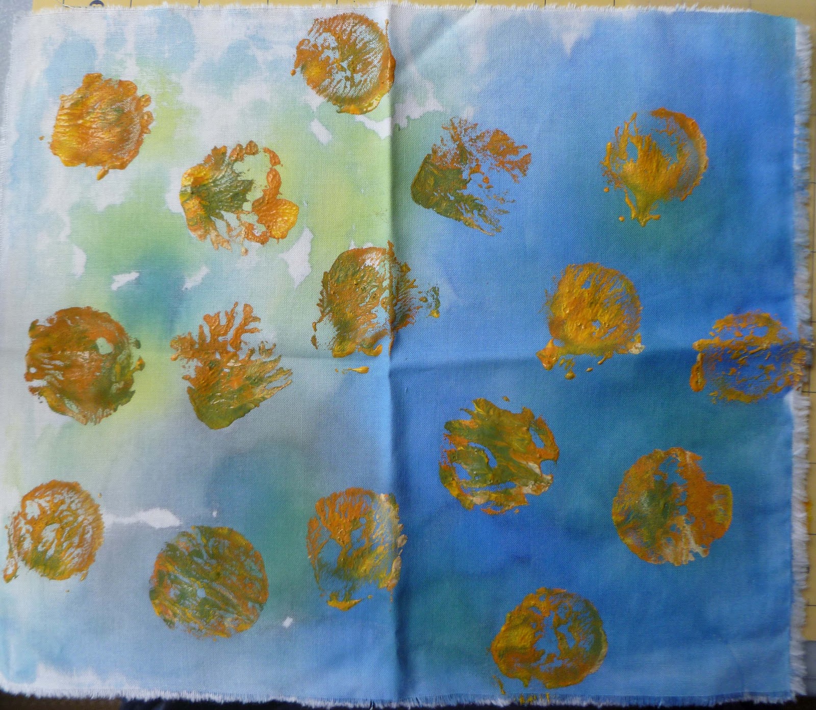 sew sew art: Monprint/Colograph Playdate