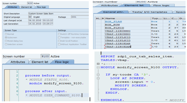 SAP ABAP: BADI: Add Item Tab Custom Fields in VA01,VA02,VA03( Sales ...