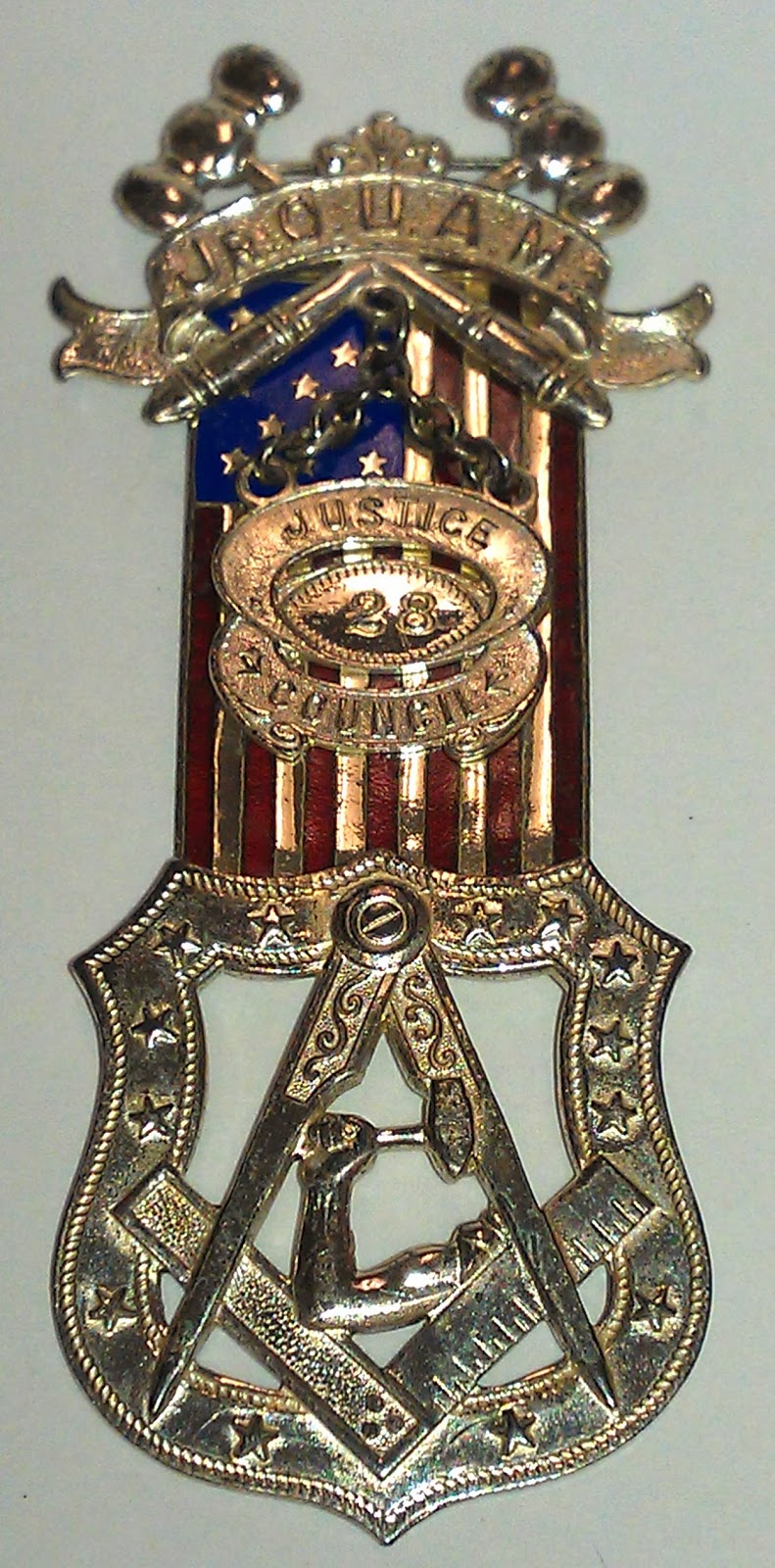 Fraternal Jewel Collection: JR OUAM Jewel - Sterling - 1930s?