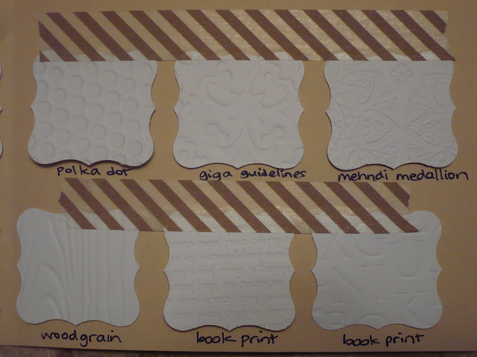 cards by cara: Papertrey's Impression Plates - samples and extra techniques