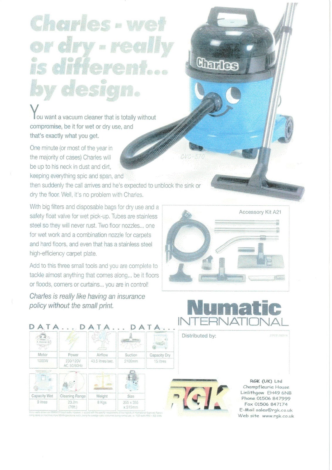 Numatic - Early 2000's