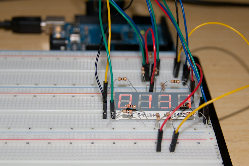 Ar Do It: Cronometro regressivo (common anode 4 digits seven segment)