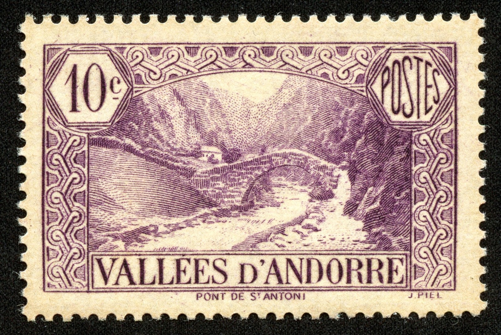 Big Blue 1840-1940: Andorra- a closer look at the stamp issues