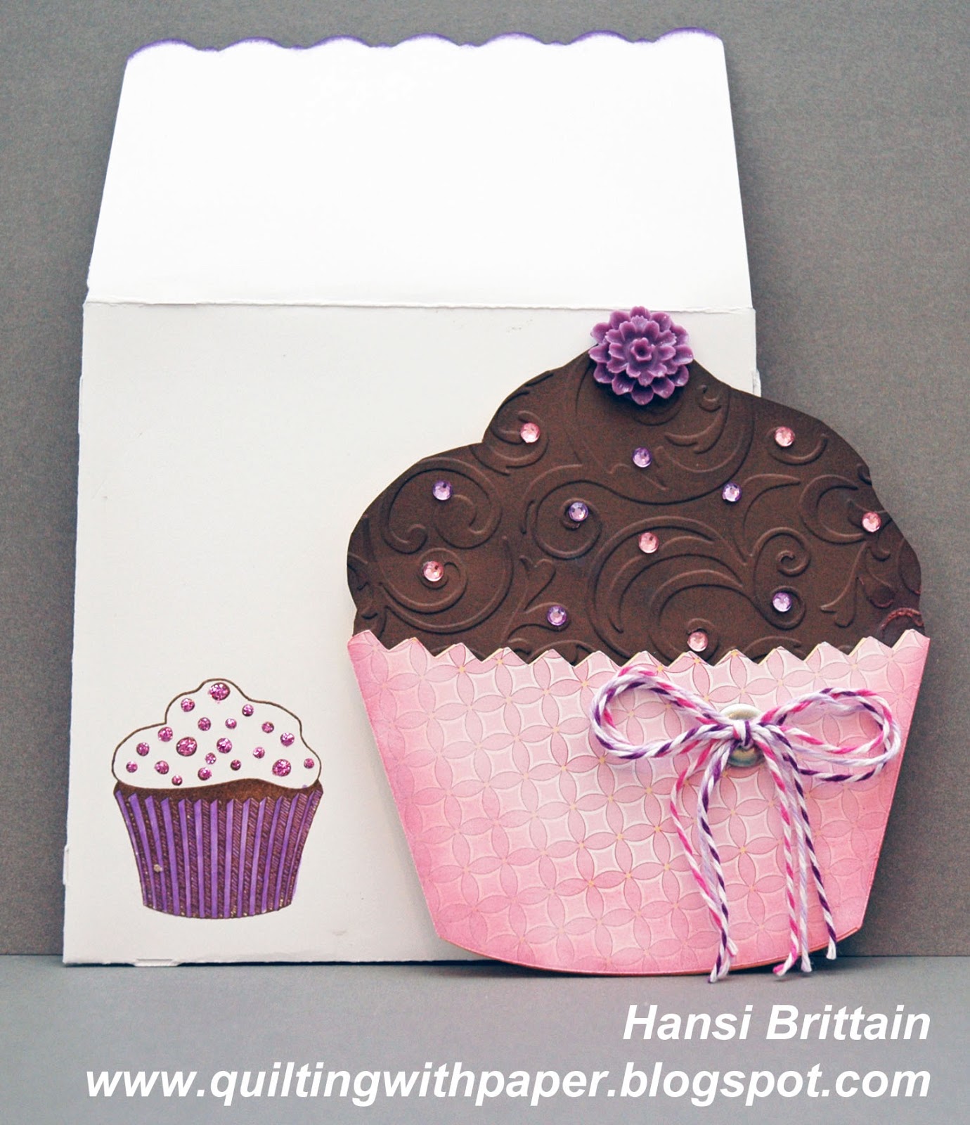 Quilting With Paper: Bake a Cake in an Envelope for Heart 2 Heart