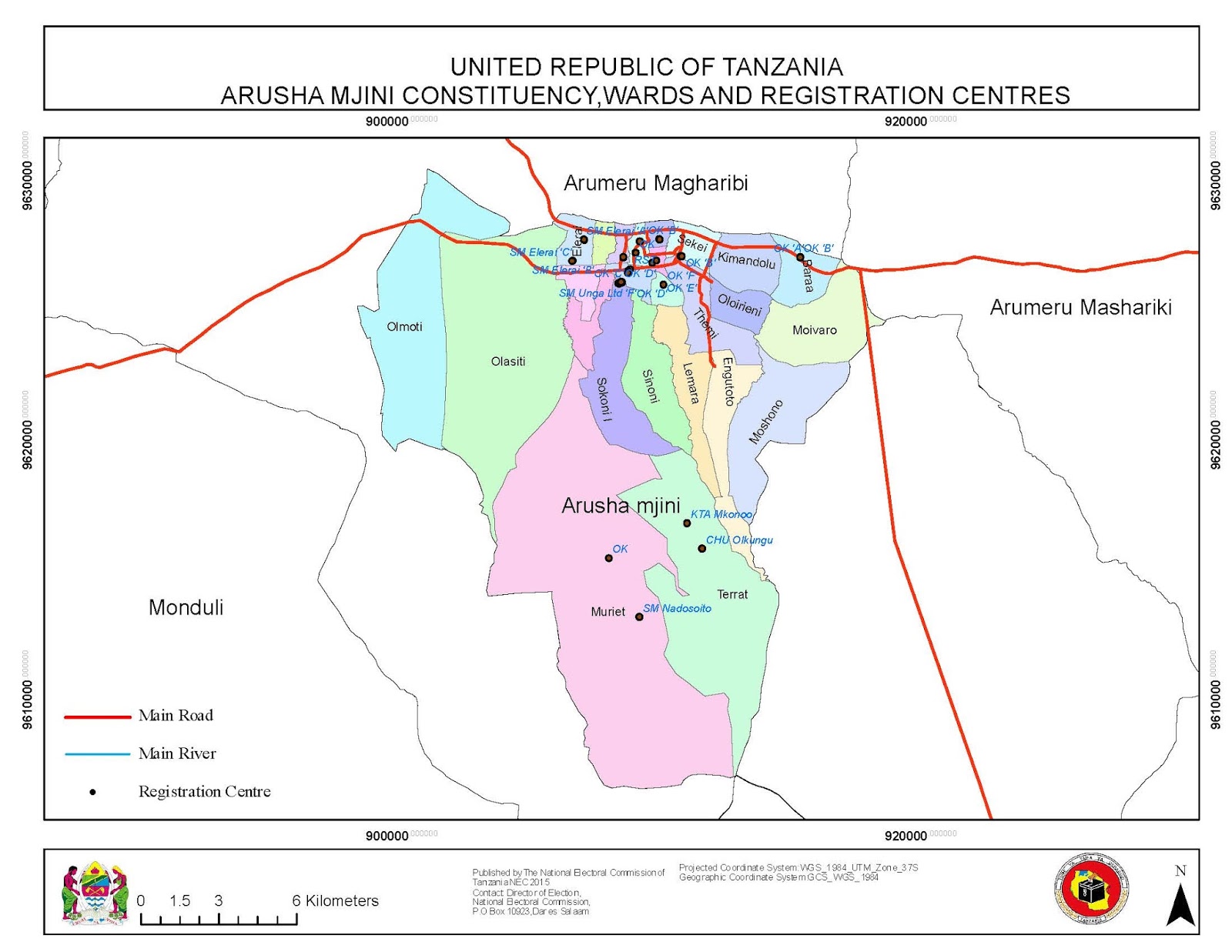 TUME YA TAIFA YA UCHAGUZI TANZANIA: RAMANI YA MAJIMBO NA VITUO KWENYE ...