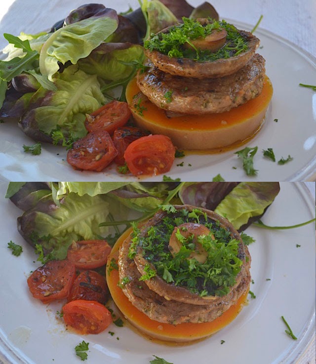 journey along an ordinary life: Burger without the buns, yum!