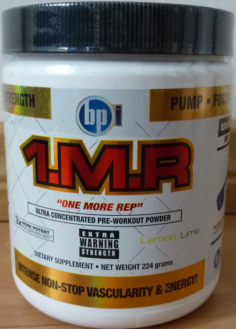 Relatando Suplementos: [Relato] 1mr - One more Rep [com DMAA]