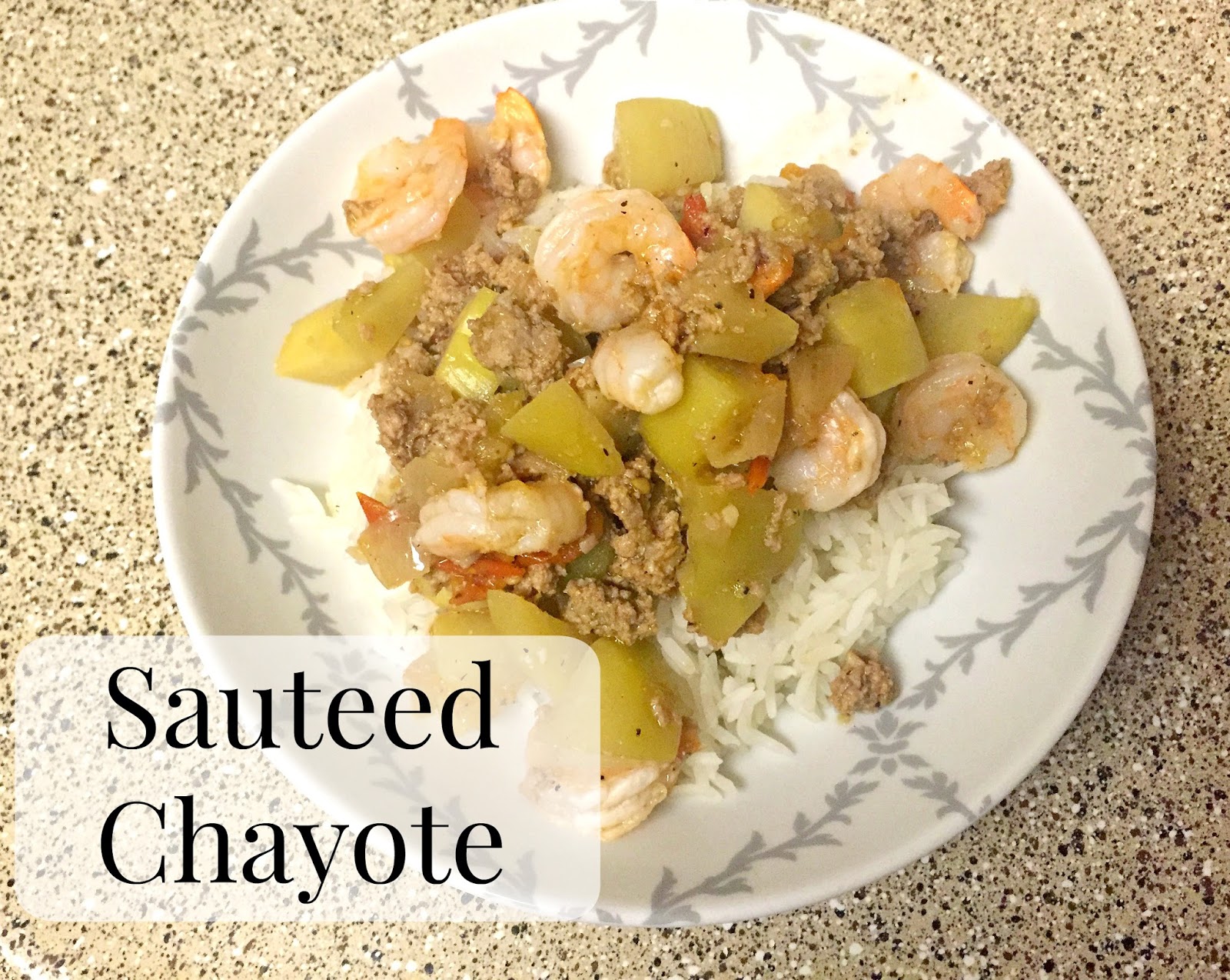 Filipino Recipes | Sauteed Chayote ~ Oh Wells