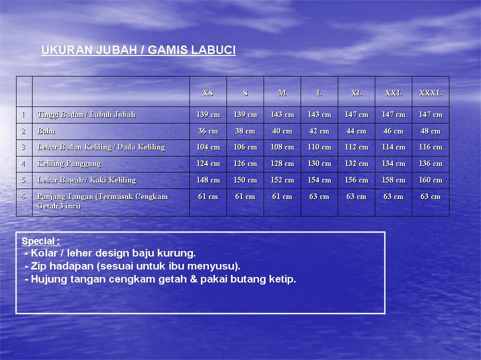 BAJU SULAMAN, KERAWANG, LABUCI DAN PRODUK PAKAIAN MUSLIMAH ~~~: JUBAH ...