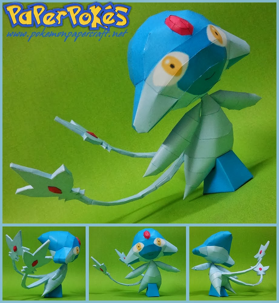 Pokemon Azelf Papercraft | Papercraft Paradise | PaperCrafts | Paper ...