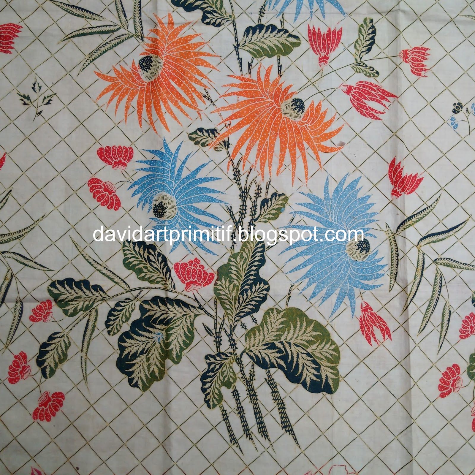 Art & Primitif: Sarung Batik Belanda Motif Buketan Bunga