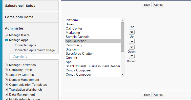 Sfdc 3 16 Salesforce App Menu