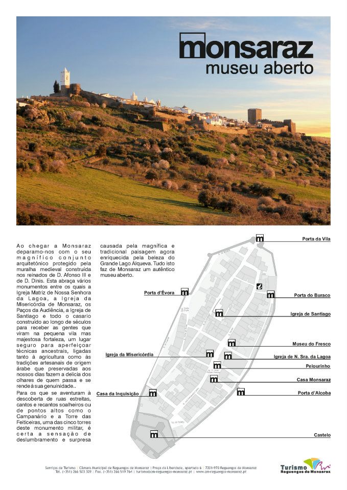 M O N S A R A Z em fotos: Informação Turistica - Monsaraz um Museu aberto