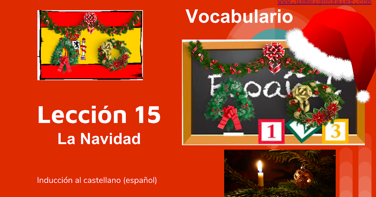 LA NAVIDAD - VOCABULARIO NIVEL A1 - A C N E A E