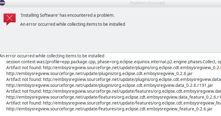 Embsysregview - Eclipse plugin and how to install it