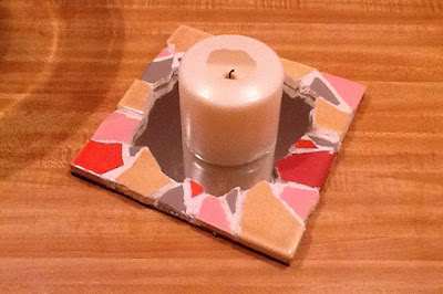 Crafternoon Delight: DIY: mosaic tile trivets