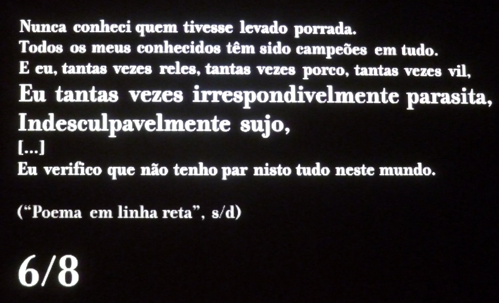 Linha Reta Fernando Pessoa - RETOEDU
