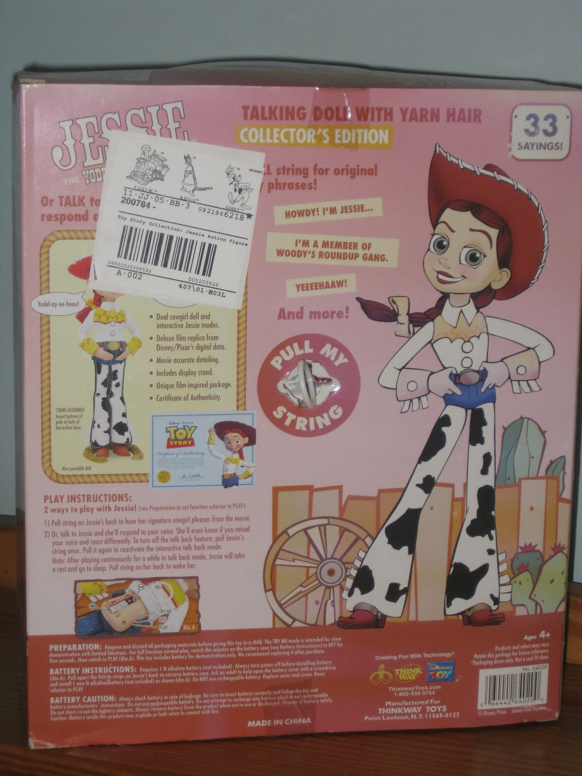 Dan the Pixar Fan: Toy Story: TSC Jessie