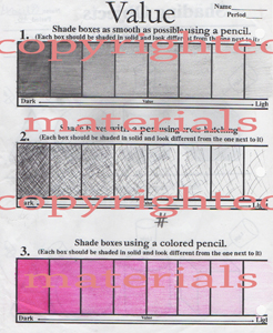 teaching elements and principles with worksheets | Art Education Daily