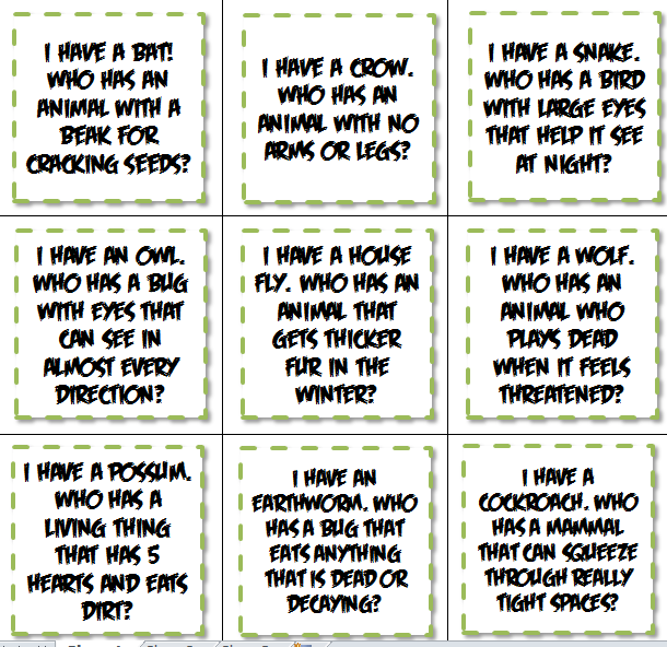Our Cool School: Creepy Animal Adaptations-Halloween Freebie!