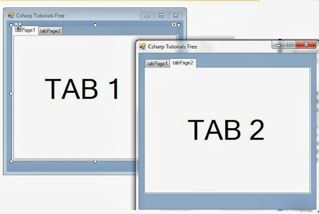 C Tutorials C Sharp Tab Control 3197
